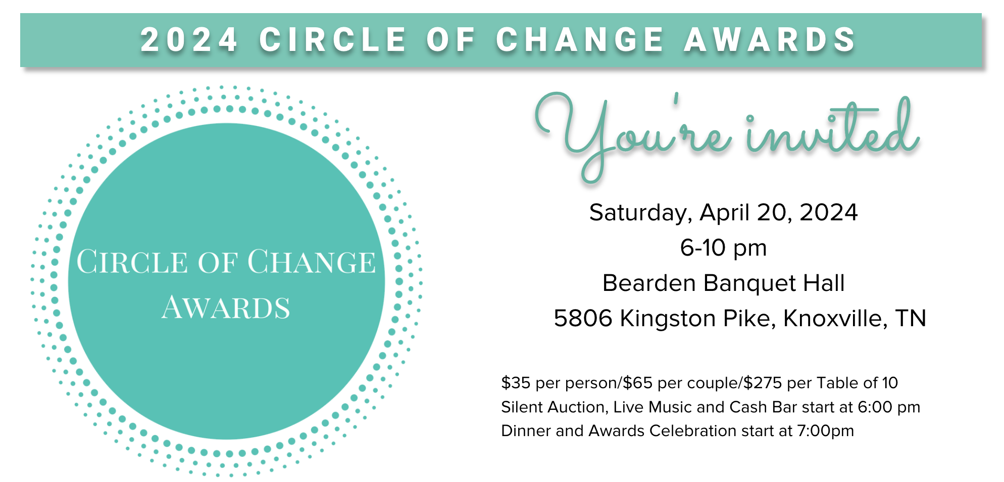 Circle of Change Awards - Smoky Mountain